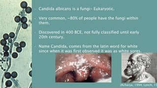 Microbial CV on Candida albicans | PPT