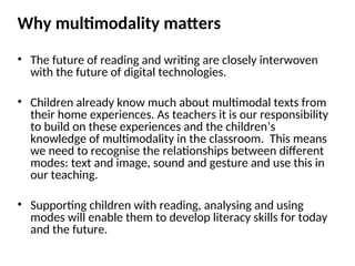 Wk 7 Understanding visual literacy, multimodality and multimodal texts.ppt