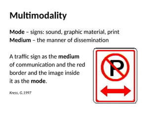 Wk 7 Understanding visual literacy, multimodality and multimodal texts.ppt