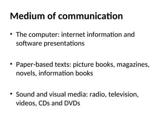 Wk 7 Understanding visual literacy, multimodality and multimodal texts.ppt