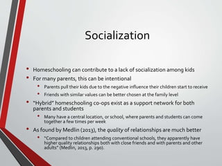 Homeschooling and Avoiding the Public School System | PPT