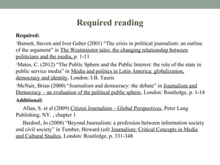 Wk8 - Political Journalism | PPT