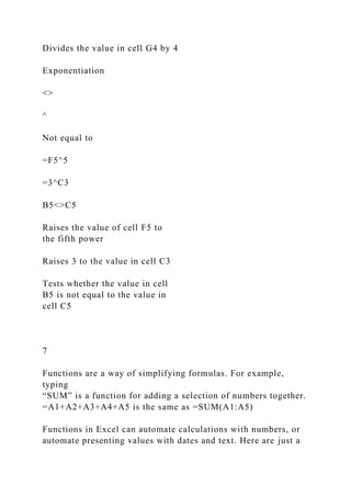 WK8_A2 OverviewAssignment 2 Excelling with ExcelDue Week 8 an.docx