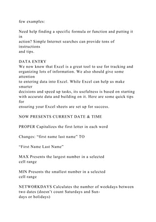 WK8_A2 OverviewAssignment 2 Excelling with ExcelDue Week 8 an.docx