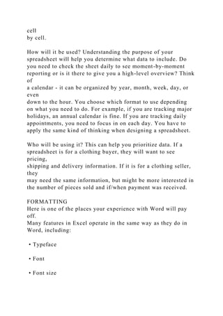 WK8_A2 OverviewAssignment 2 Excelling with ExcelDue Week 8 an.docx