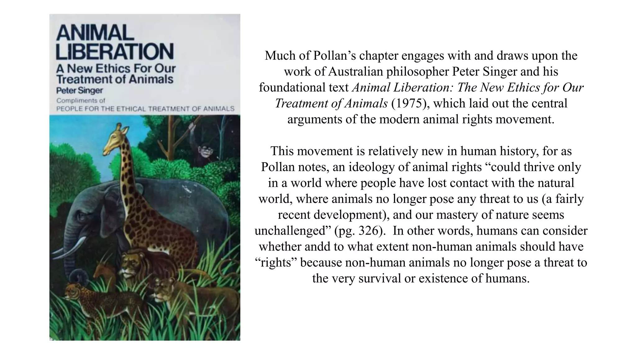 The Ethics of Eating Animals | PPT