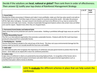 Wk9 - Explain the need to protect and conserve tropical rainforests.pptx