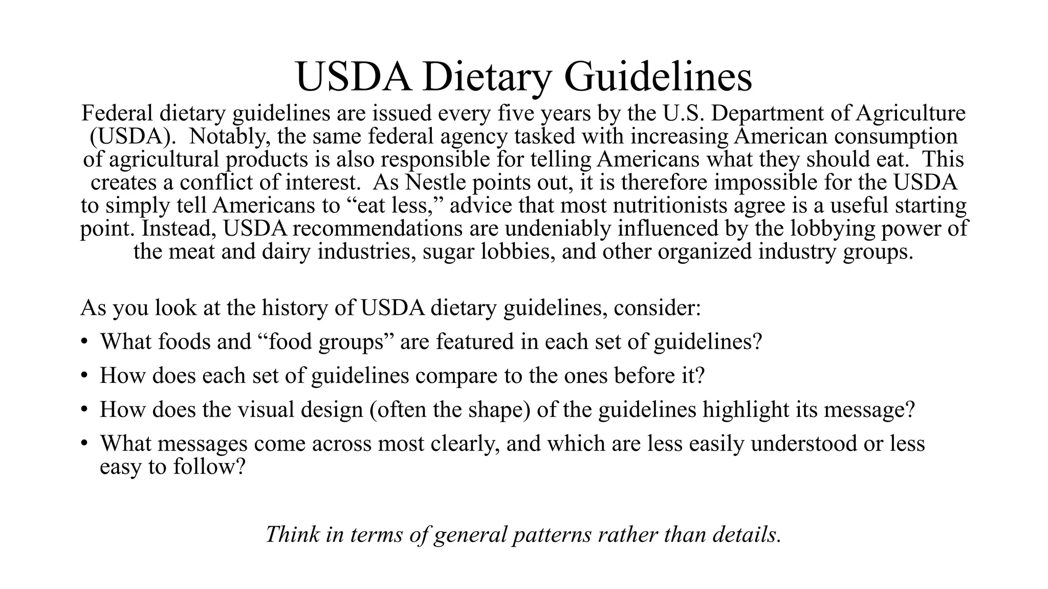 Slides: Nutrition, Diet, and Dietary Guidelines | PPTX
