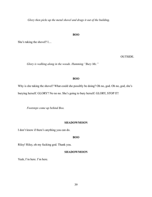 WKA #8 - "THE ADVENTURES: FINDING GLORY" TRANSCRIPT.pdf | Obscenity and Profanity | Sensitive Topics