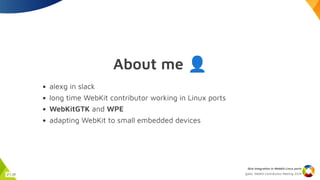 Skia integration in WebKit Linux ports | PPT