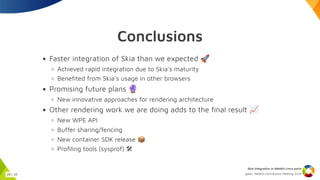 Skia integration in WebKit Linux ports | PPT