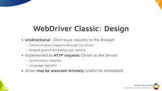 WebDriver BiDi in WebKit | PPT