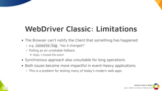 WebDriver BiDi in WebKit | PPT