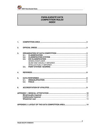 WKF Para-Karate-Rules | PDF