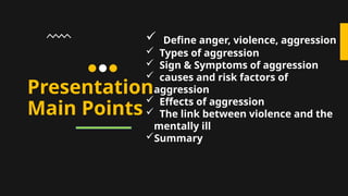Aggression and anger explained.......... | PPT