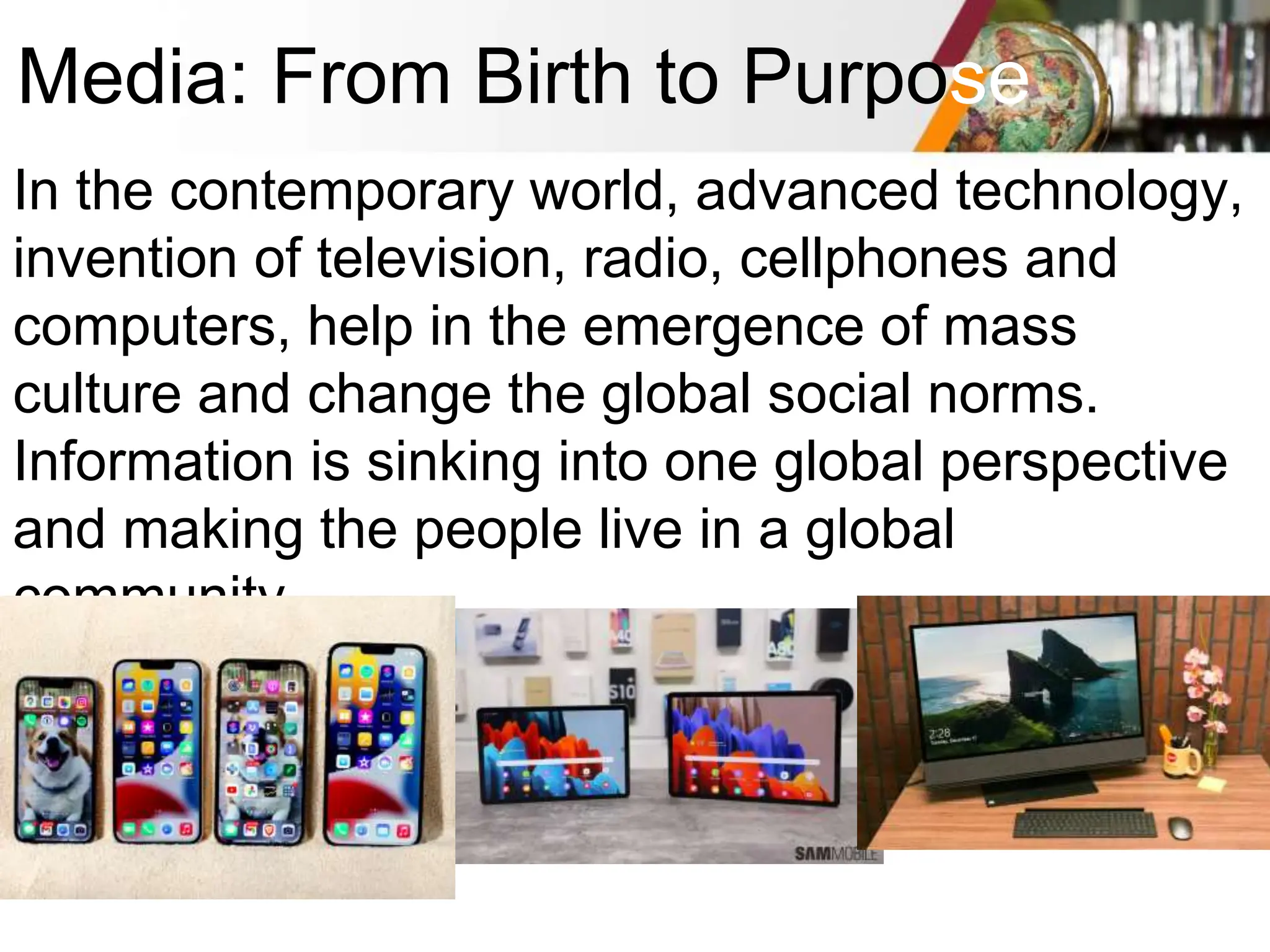 Contemporary World - World of Ideas - Global Media Cultures | PPTX