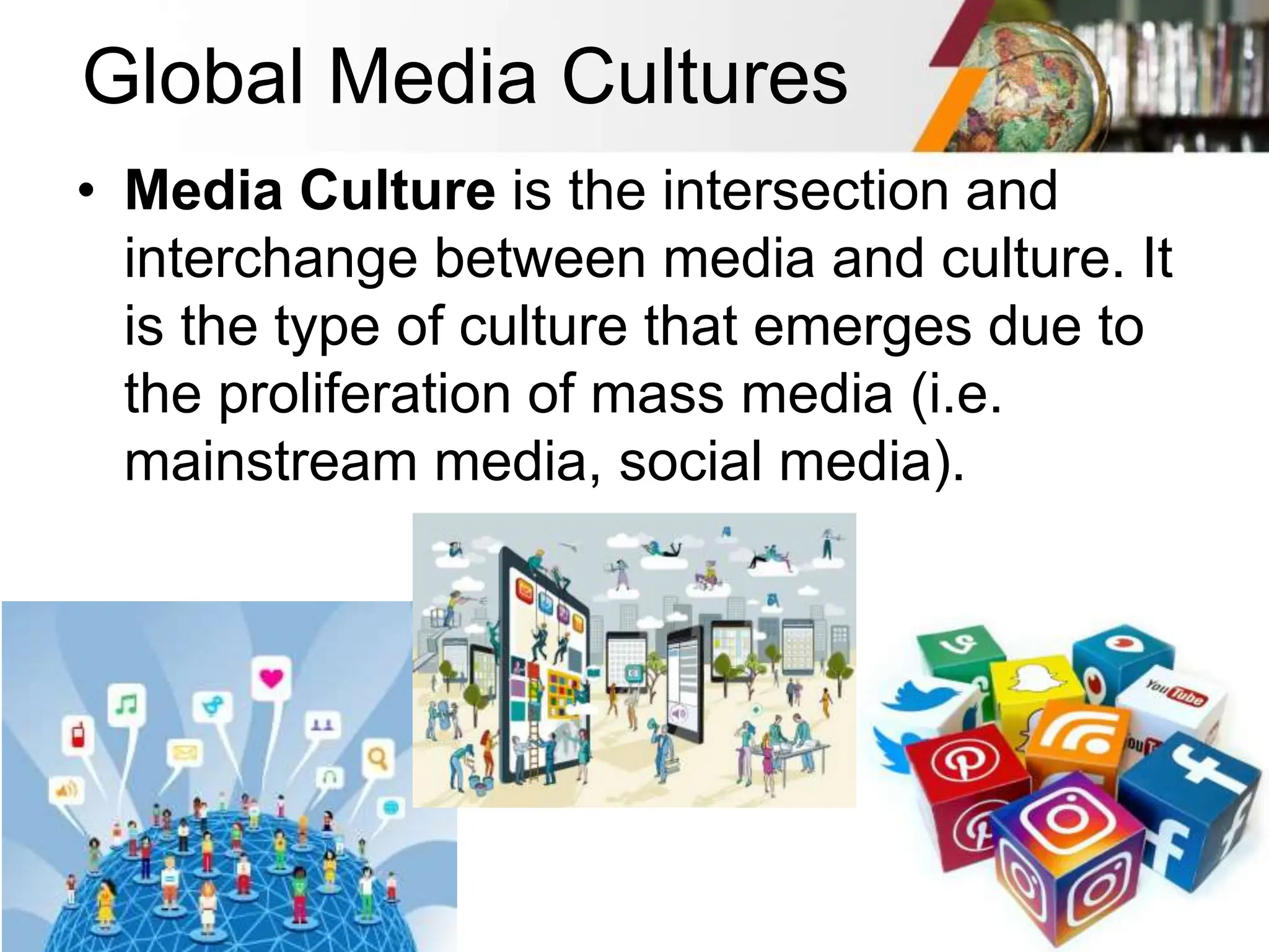 Contemporary World - World of Ideas - Global Media Cultures | PPTX