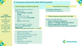 WK_MPI-2. Tatalaksana Bayi dan balita dari ibu terinfeksi HIV, Sifilis ...