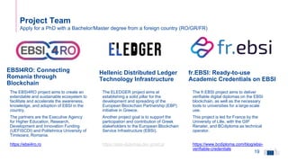 Why to participate in the EBSI4RO MOOCs | PPT