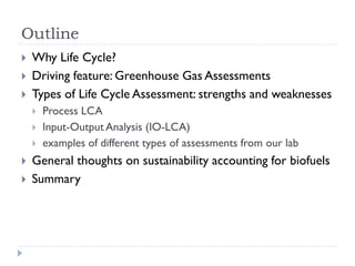 LCA and Input-Output Analysis: GDI Experience | PPT