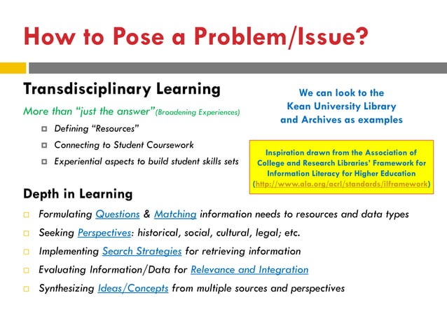 Transdisciplinary Learning | PPT