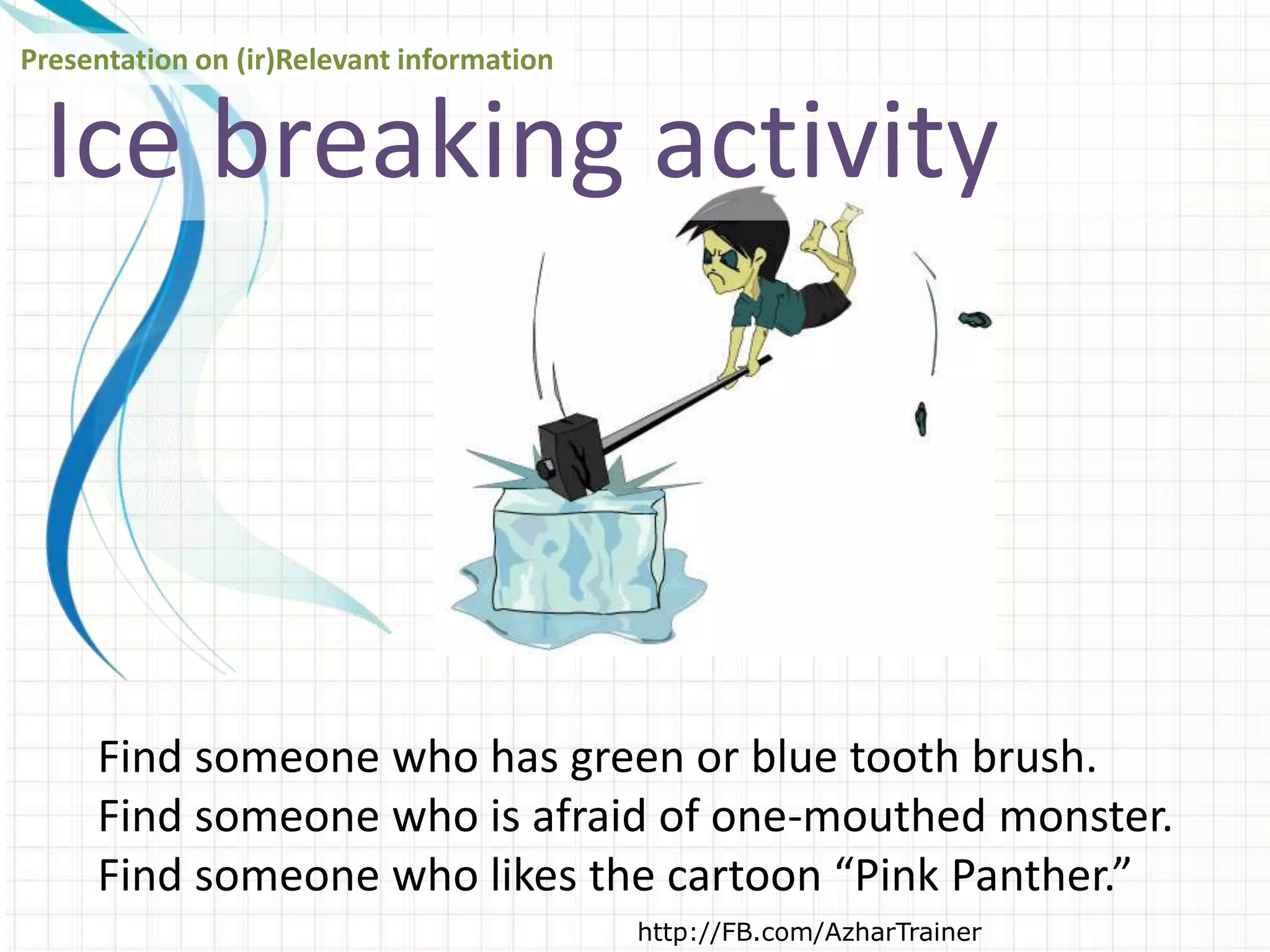 Relevant and Irrelevant Information | PPTX