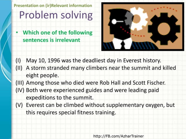 Relevant and Irrelevant Information | PPTX | Gas and Electric | Home Utilities