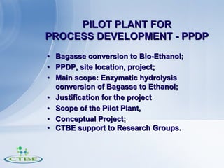 Pilot Plant for Process Development - PPDP | PDF