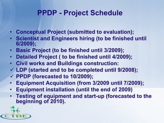Pilot Plant for Process Development - PPDP | PDF