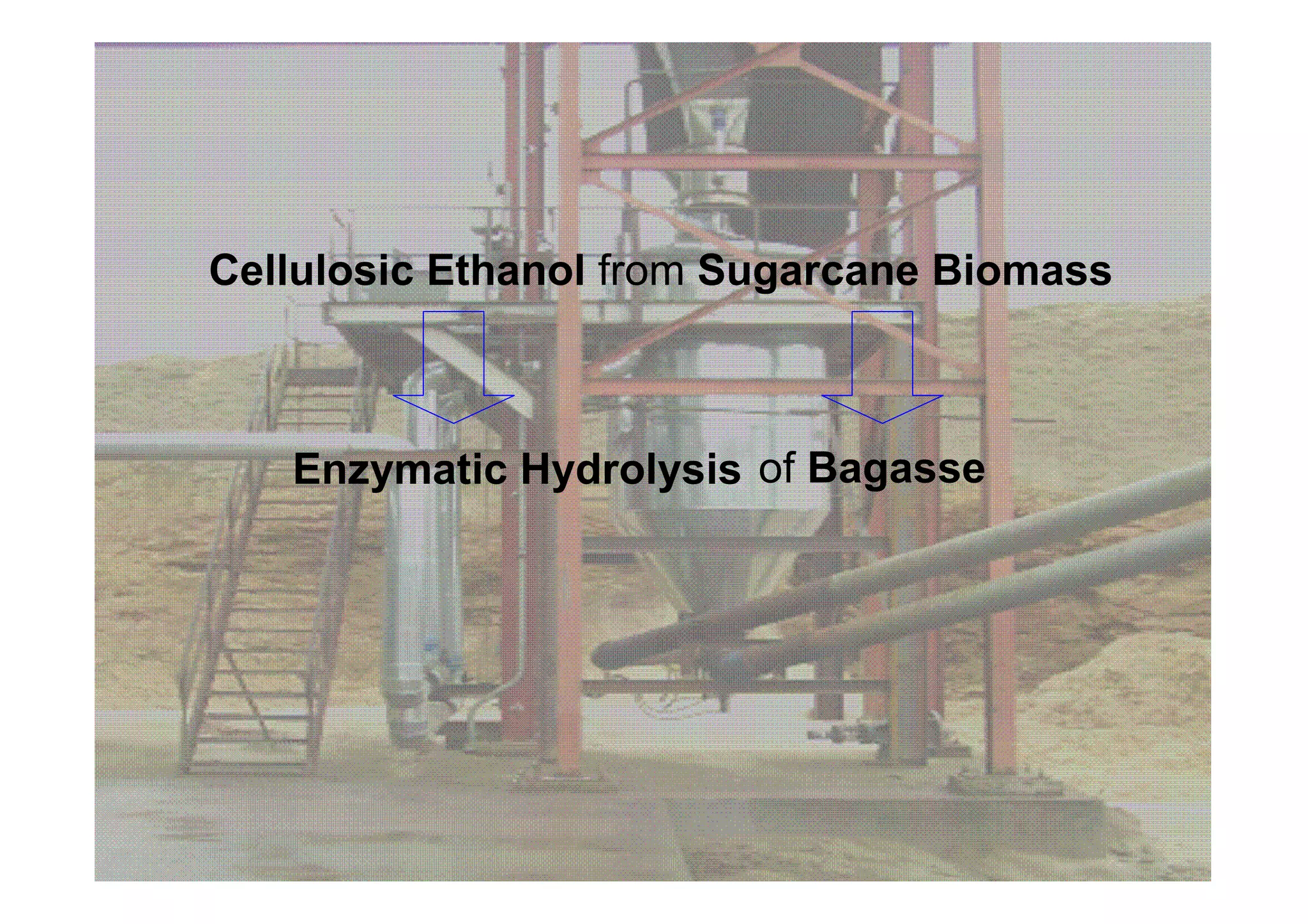 Development of Hydrolysis Route for Cellulosic Ethanol from Sugarcane ...