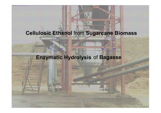 Development of Hydrolysis Route for Cellulosic Ethanol from Sugarcane Biomass | PDF