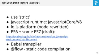 React native introduction (Mobile Warsaw) | PPT