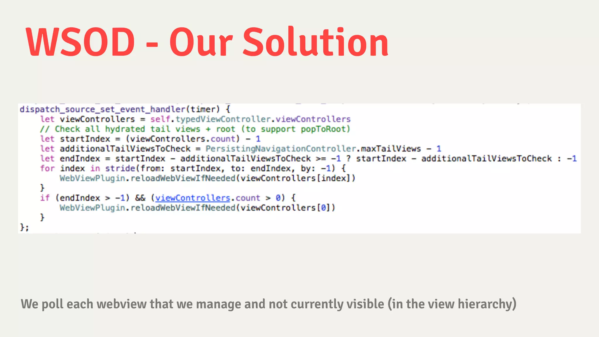 WKWebView in Production | PPT