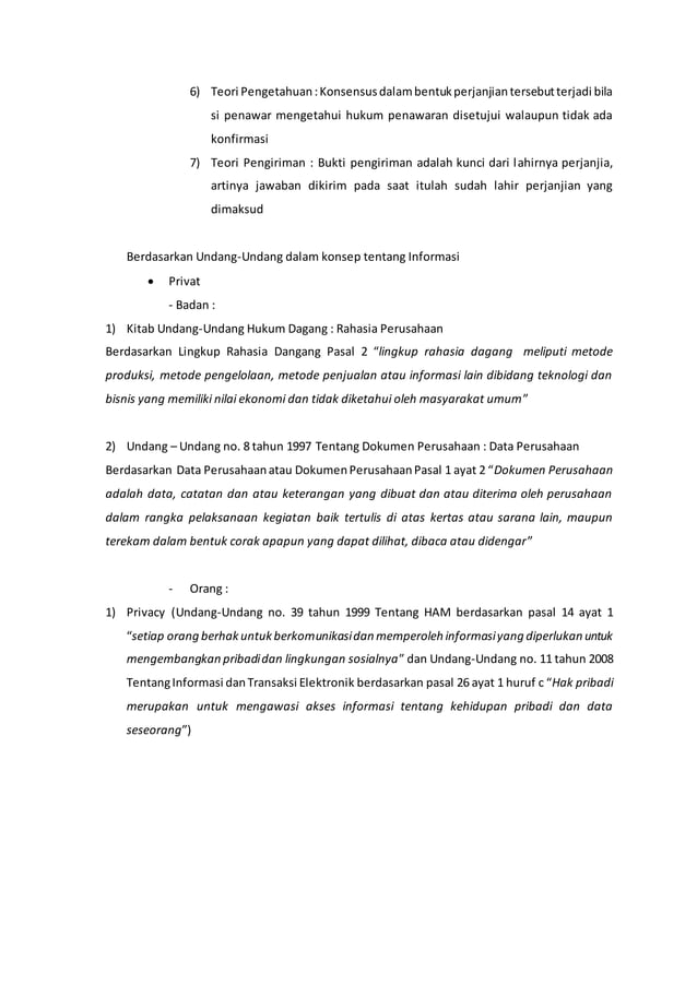 Jenis jenis informasi dunia cyber (oni) | PDF