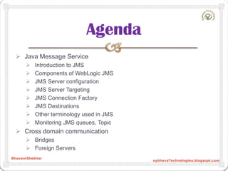 WebLogic Administration course outline | PPTX | Web Development | Internet