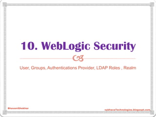 WebLogic Administration course outline | PPTX | Web Development | Internet