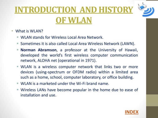 WLAN | PPTX