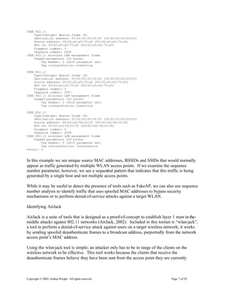 Wlan mac-spoof | PDF