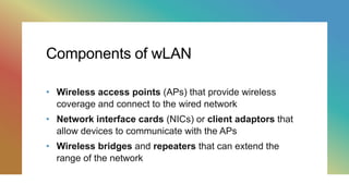 WLAN AND NETWORK ARCHITECTURE.pptx