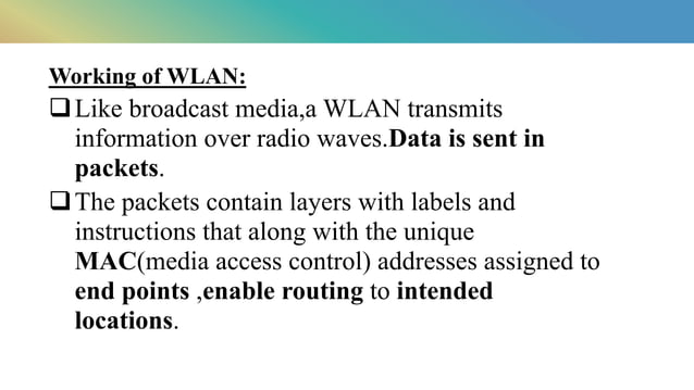 WLAN AND NETWORK ARCHITECTURE.pptx