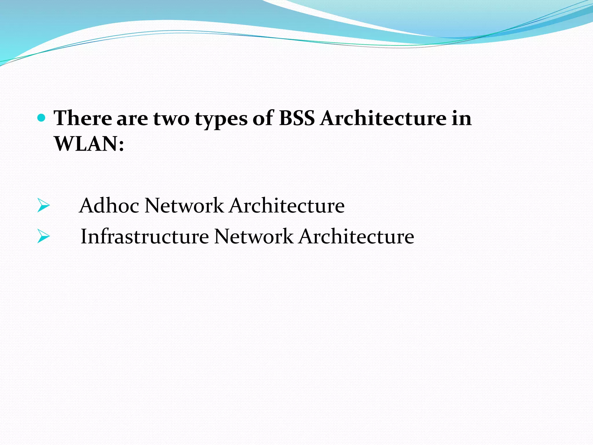 Wlan architecture | PPTX