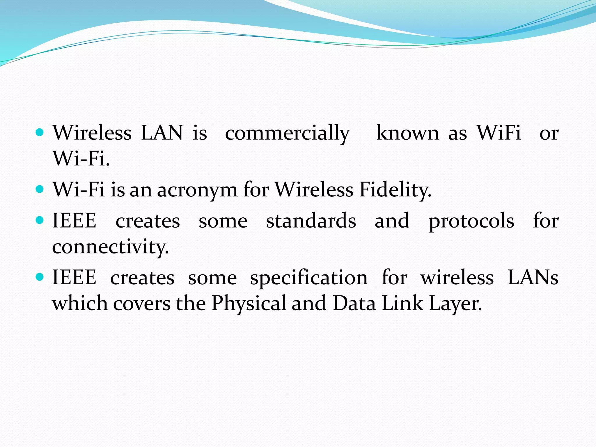 Wlan architecture | PPTX