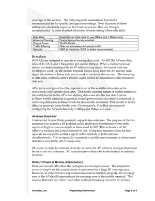 WLAN considerations v2.2 | PDF