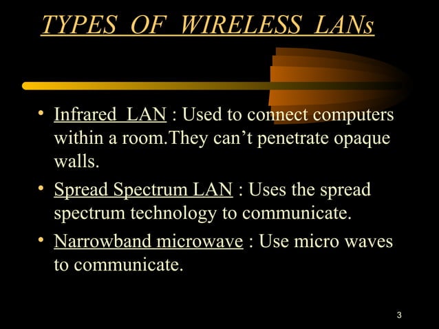 Wlan networking and security | PPT | Information and Network Security | Computing