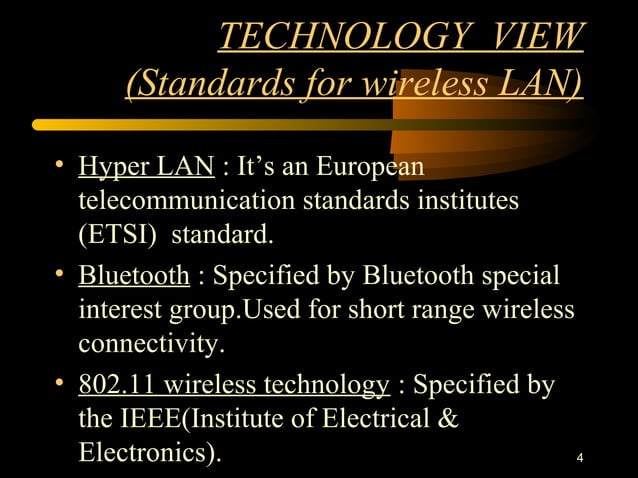 Wlan networking and security | PPT | Information and Network Security | Computing