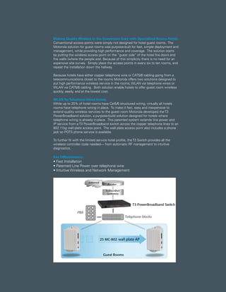Wlan solutions for hospitality | PDF