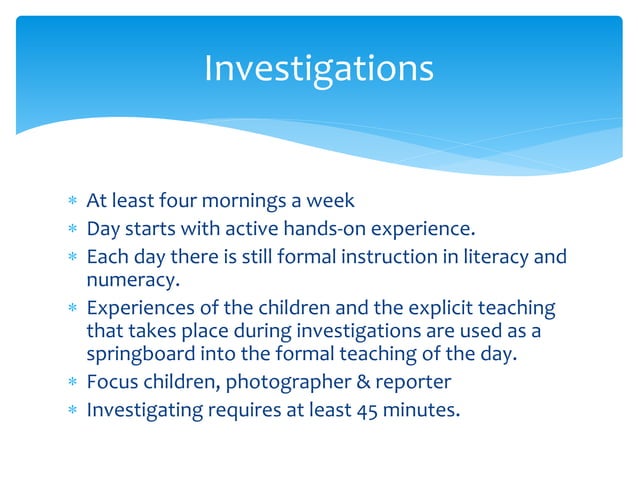 Erin Healy - Walker Learning Approach in Kindergarten | PPTX | Daycare ...