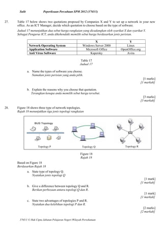 Wlayah persekutuan-question | PDF