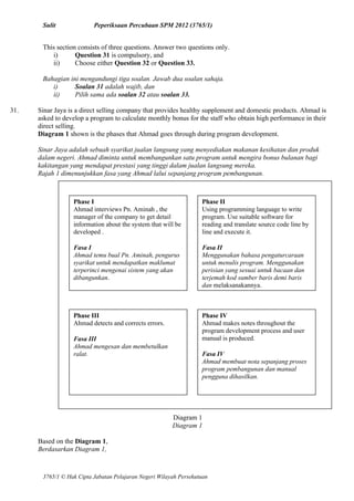 Wlayah persekutuan-question | PDF