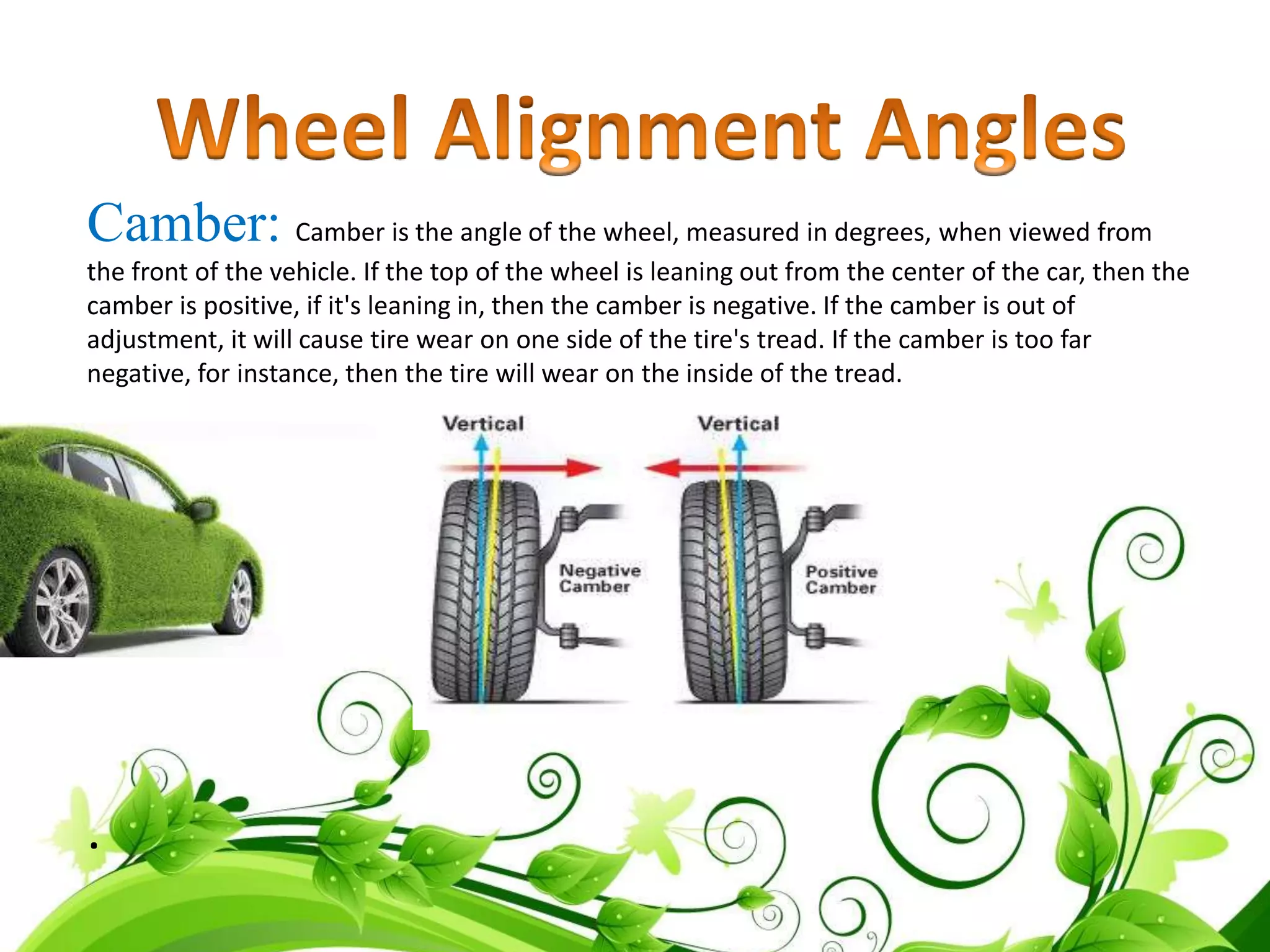 WHEEL ALIGNMENT & BALANCING | PPTX